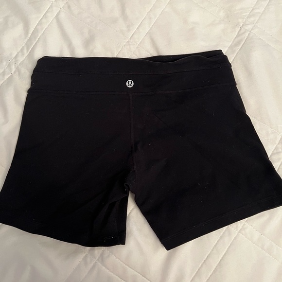 lululemon athletica | Shorts | Lululemon Black High Rise Spandex Shorts ...